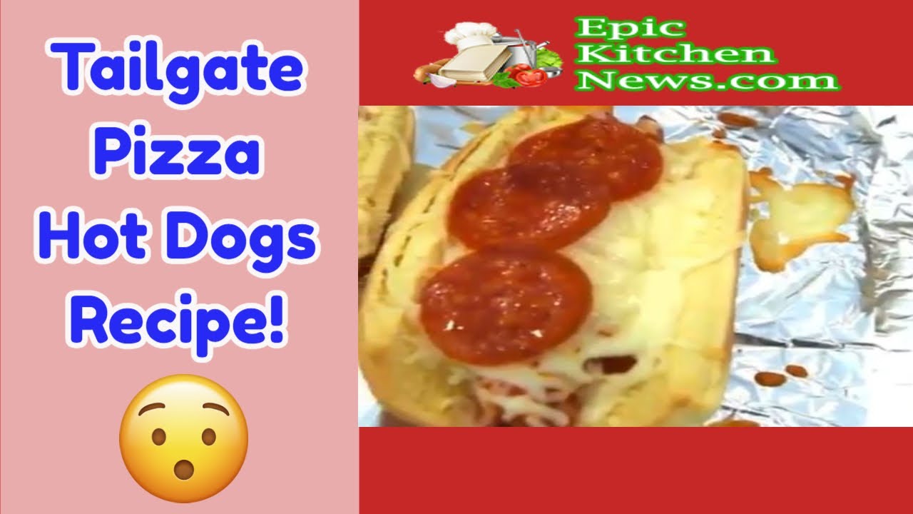 Tailgate Pizza Hot Dog Recipe!
